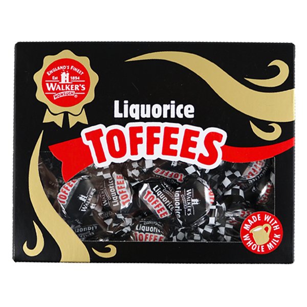 Walker's Liquorice Toffees Gift Box 350g - Jessica's Sweets Walker's Liquorice Toffees Gift Box 350g - Jessica's Sweets
