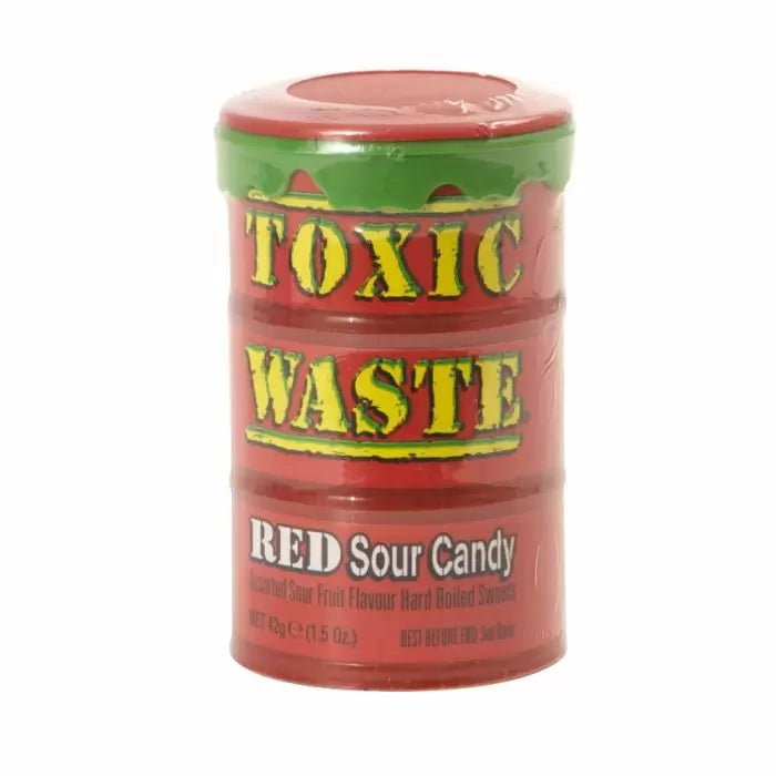 Toxic Waste Red Sour Candy 42g - Jessica's Sweets