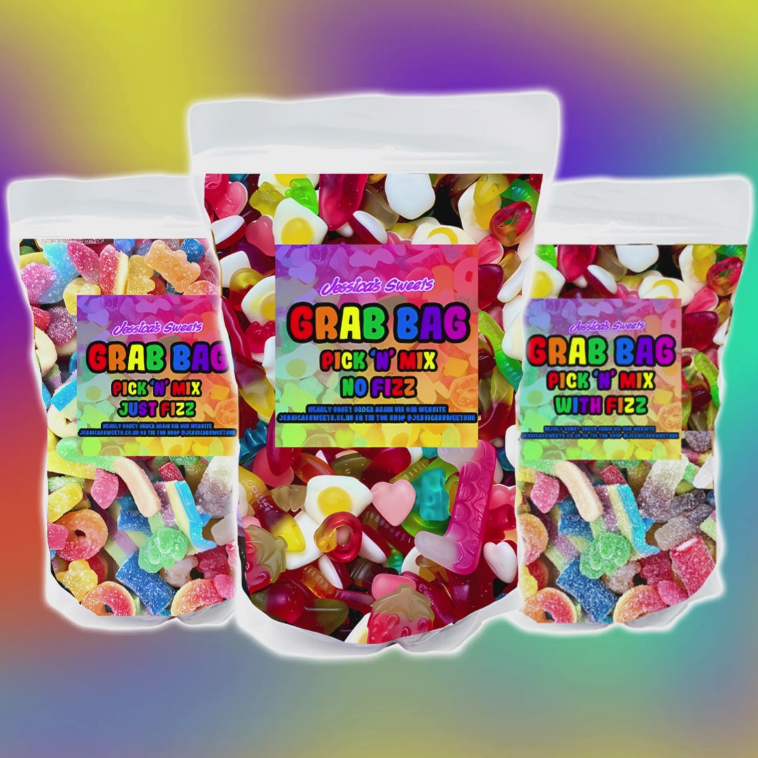 1kg Sweet Grab Bags - Jessica's Sweets